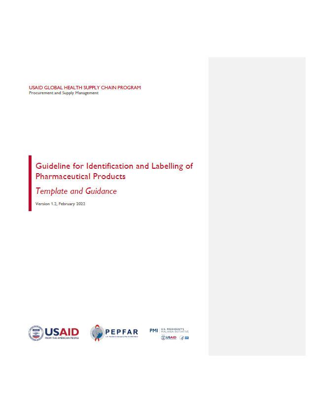 Guidance and Template for Product Identification and Labelling for ...